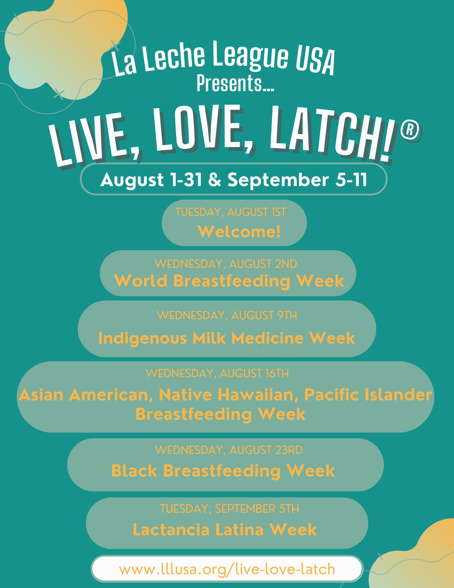 Live, Love, Latch!® 2023 Arrives - La Leche League USA